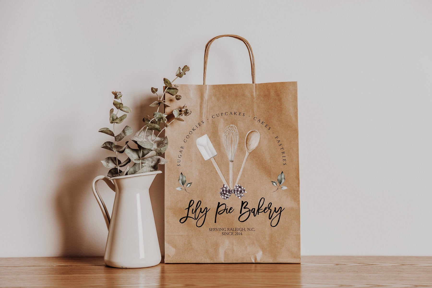 Farmhouse Bakery Logo - Rustic Farmhouse Bakery Logo Design - Bakery P ...